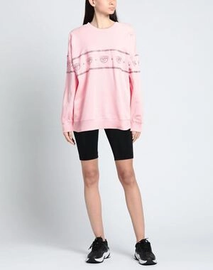 CHIARA FERRAGNI Cotton Sweatshirt - Pink