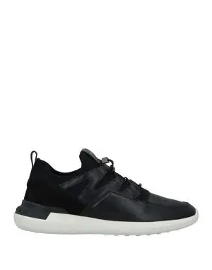 TOD'S NO CODE Leather And Textile Low-top Sneakers - Black
