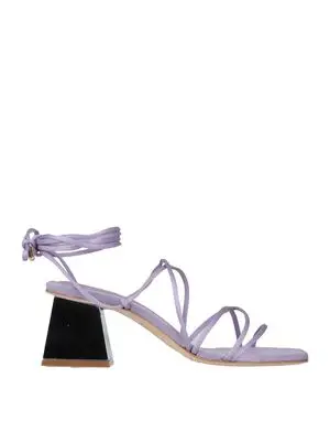 NCUB Sandals With Ties At Ankle Lilac