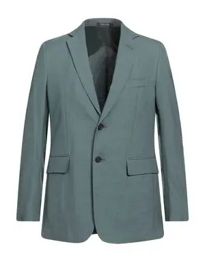Dunhill Blazer Size Wool, Tussah Silk, Cotton, Mulberry Silk - Sage Green