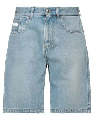 Gcds Denim Cotton Shorts