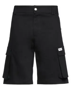 Gcds Cotton Cargo Shorts - Black