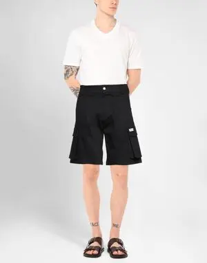 Gcds Cotton Cargo Shorts - Black