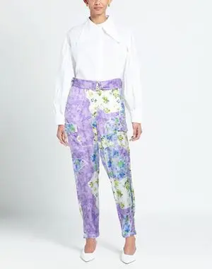 MSGM Floral Print Tapered Pants