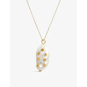 LA MAISON COUTURE Amadeus Venus Pearl Necklace - Gold