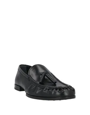 TOD'S Leather Loafers - Black