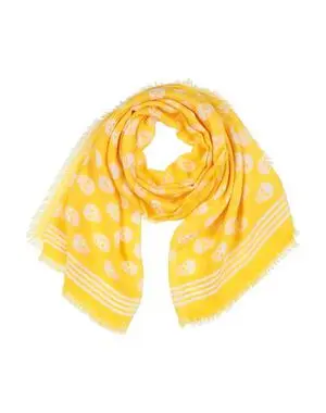 Alexander McQueen Woman Scarf Fuchsia Size - Modal Yellow