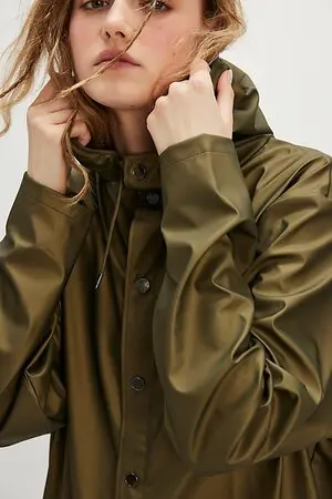 Rains Long Rain Jacket Revel