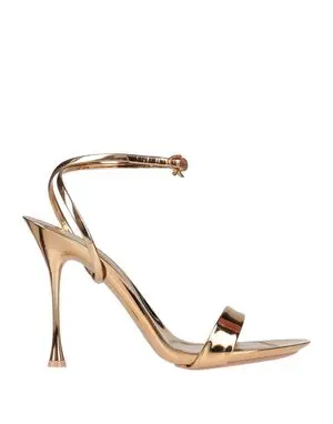 GIANVITO ROSSI Sandals In Leather Gold