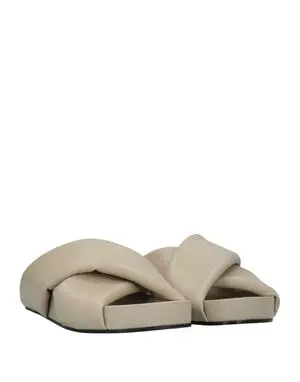 JIL SANDER Sandals Soft Leather - Beige