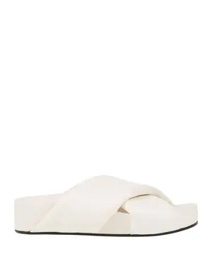 JIL SANDER Sandals Soft Leather Ivory