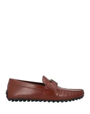TOD'S Loafers In Calfskin With Metal Detailing - Brown