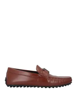 TOD'S Loafers In Calfskin With Metal Detailing - Brown