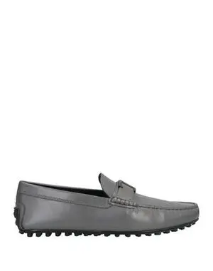 TOD'S Loafers In Calfskin With Metal Detailing Grey
