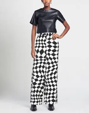 MAISON MARGIELA Checked Wide Leg Pants