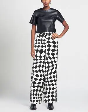 MAISON MARGIELA Checked Wide Leg Pants
