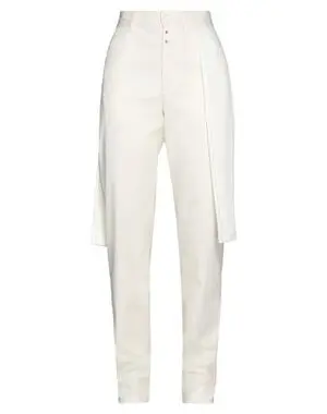 MAISON MARGIELA High-waisted Tapered Pants - White