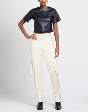 MAISON MARGIELA High-waisted Tapered Pants - White