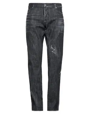 Dsquared2 Jeans In Cotton, Elastane And Cow Leather
