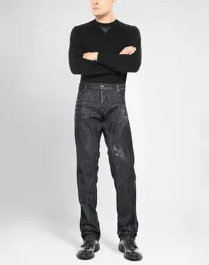 Dsquared2 Jeans In Cotton, Elastane And Cow Leather