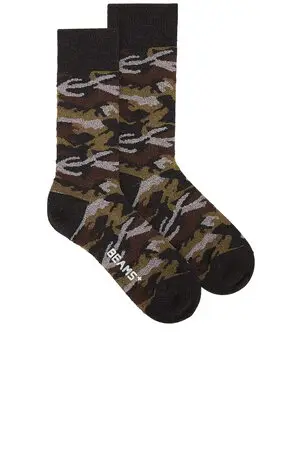 BEAMS Melange Camo Socks