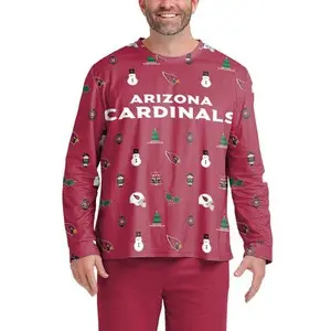 FOCO Arizona Cardinals Holiday Repeat Long Sleeve T-shirt