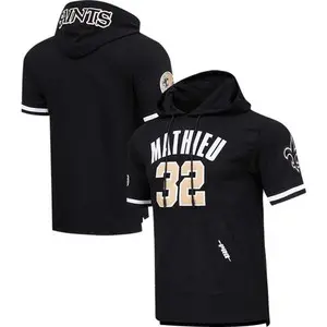 PRO STANDARD Tyrann Mathieu New Orleans Saints Player Name & Number Hoodie T-shirt - Black