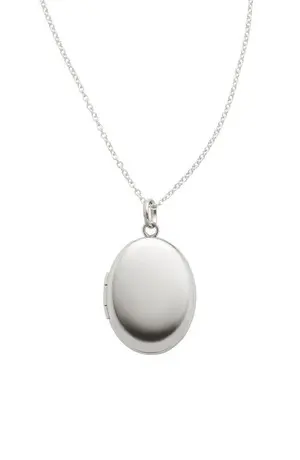 MADE BY MARY Oval Locket Necklace