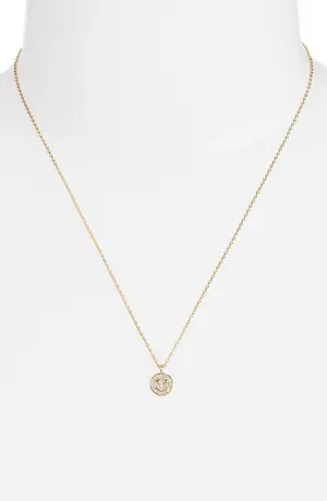 Estée Lauder Pavé Smiley Face Necklace