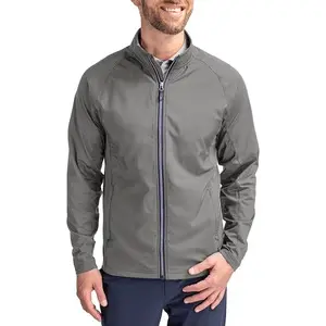 Cutter & Buck Adapt Knit Hybrid Full Zip Jacket - Elemental Grey