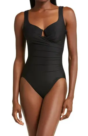 Miraclesuit Miraclesuit® Escape One-Piece Swimsuit Black