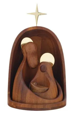 NAMBE Nesting Nativity Scene - Brown