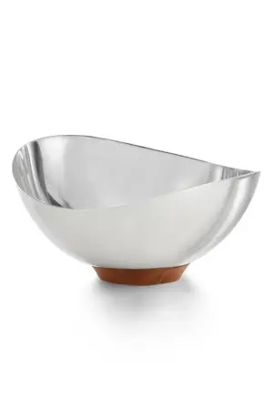 NAMBE Pulse Nut Bowl - Metallic Silver