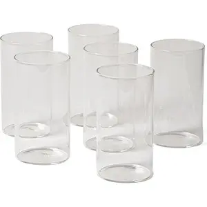 FARMHOUSE POTTERY Silo Set Of 6 Water Glasses - Clear