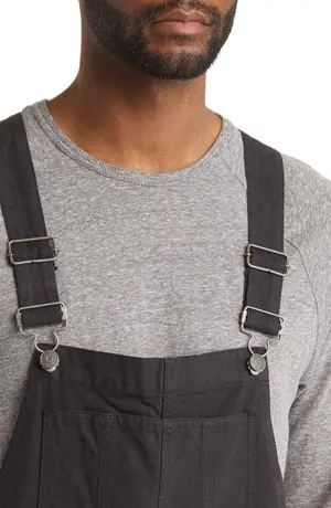Madewell Garment Dyed Denim Carpenter Overalls