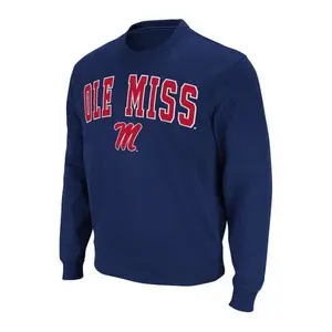 COLOSSEUM Ole Miss Rebels Arch & Logo Pullover Sweatshirt