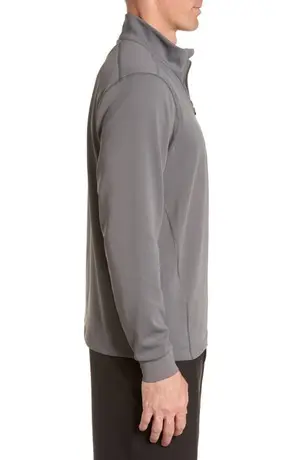 Cutter & Buck Traverse Stretch Quarter Zip Pullover - Elemental Grey
