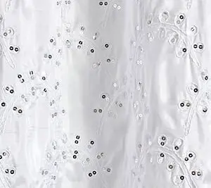 LUSH DECOR Maria Shower White Single 72' X 72' Lush Dec R