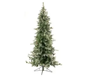 FRASER HILL FARM 7.5' Buffalo Fir Led Slim Chri Tmas Tree - One-color