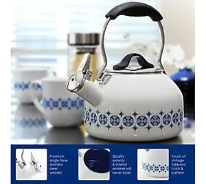 CHANTAL COOKWARE Chantal 1.8 Quart Talavera Tea Kettle
