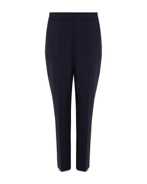 HOBBS LONDON Gael Cropped Trousers - Navy