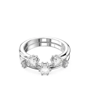 SWAROVSKI Constella Stacking Ring Set Silver