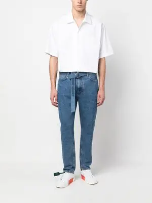 Off-White Indust Slim-fit Jeans - Blue