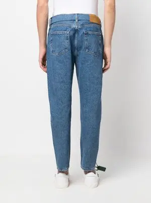 Off-White Indust Slim-fit Jeans - Blue