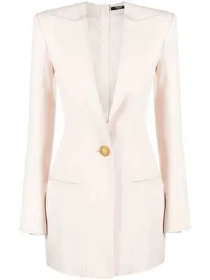 Balmain Tailored Mini Dress - Pink