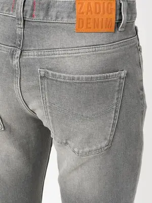 Zadig&Voltaire Stonewashed Cropped Jeans