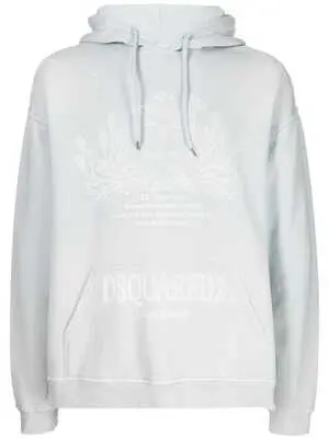 Dsquared2 Logo-print Hoodie - Grey