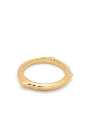 ANDRES GALLARDO Sculpted Thin Band Ring - Gold