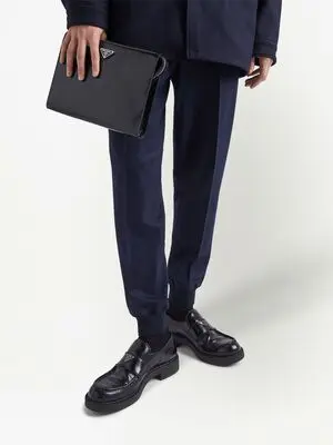 Prada Wool Trousers - Blue