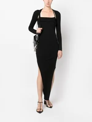 Helmut Lang Long Sleeve Maxi Dress